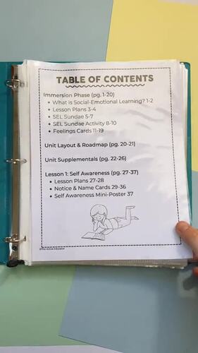 Self Awareness Skills Social Emotional Learning Curriculum | TPT