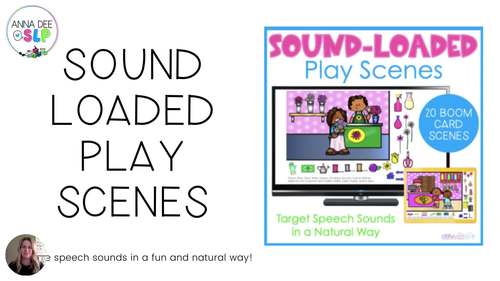 Sound Loaded Scenes for Articulation Speech Therapy BOOM Cards by Anna ...