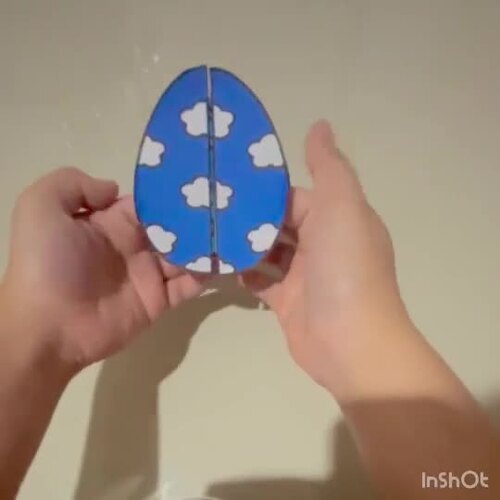 Easter Egg Bunny Craft Greeting Card Special Printable Template Spring ...