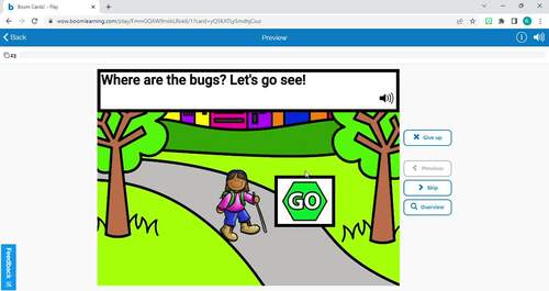Let's Go Find Bugs in the Park! by Creative Speech Language Resources