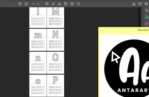 D'Nealian Handwriting Practice Pack (Uppercase and Lowercase Letters)