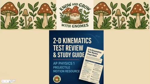2D Kinematics Test Review & Study Guide | Honors/AP Physics 1 ...