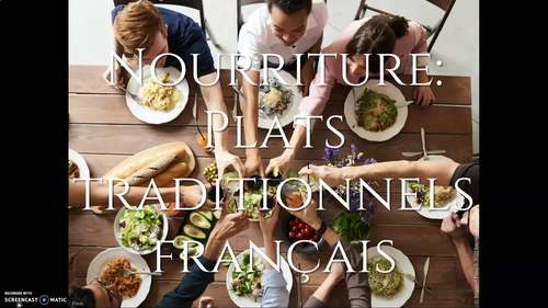 French Food Reading Comprehension Vocabulary Culture by Inspired French