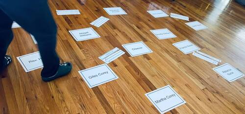 The Crucible Act IV Character Map—Kinesthetic Activity and Worksheet