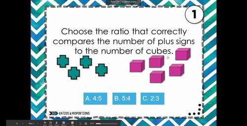 Equivalent Ratios Practice, Proportions, Unit Rates Digital Task Cards ...