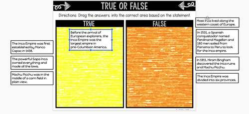 Inca Empire DIGITAL Interactive Notebook | Choice Board | Ancient History