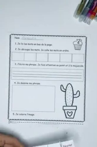 Build a sentence French Valentine's day Activities-Phrases mêlées St ...