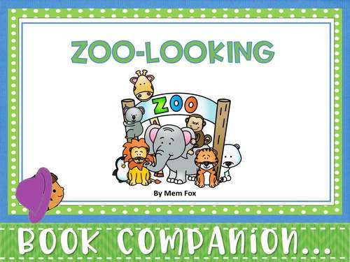 Zoo Looking Book Study Unit and Activities | Great for Zoo or Animal Unit