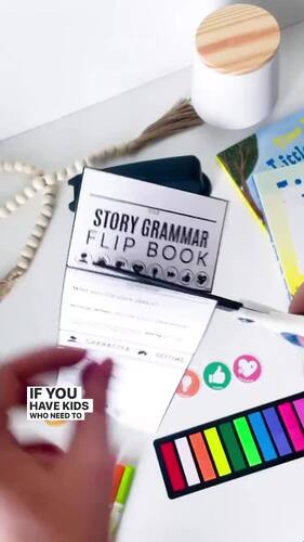 Story Grammar Flipbook | Narrative Comprehension & Retell for ANY STORY