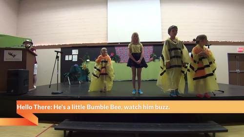Bumble, the Bumbling Bumble Bee. A Musical for Assorted Insects | TPT