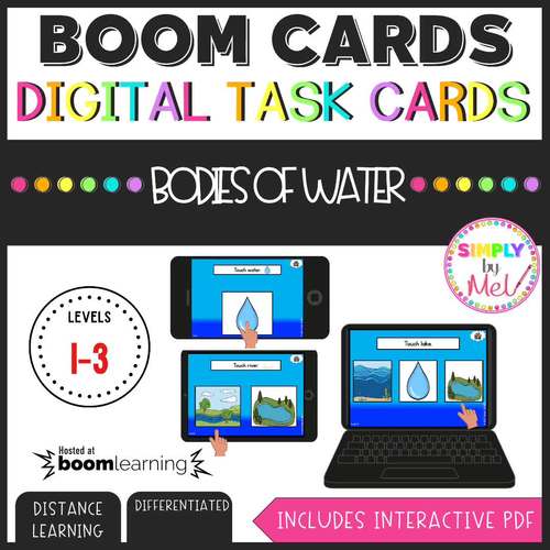 Bodies of Water l Boom Cards™ l Interactive PDF l Differentiated