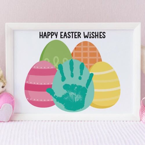 Easter Handprint Template | Easter Art Craft | Easter Activity | Spring ...