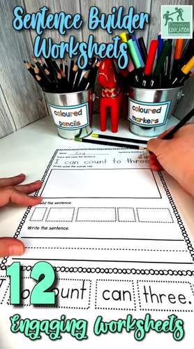 Literacy centers and morning work ‘I can count’ - sight words - book 2