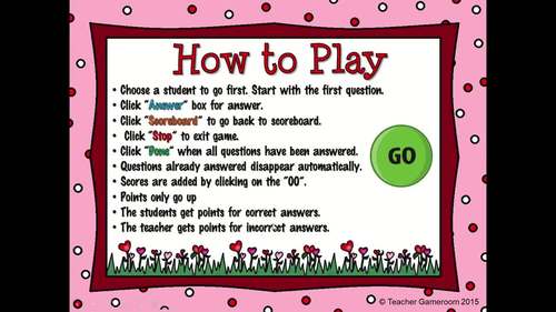 Missing Numbers in Addition Valentine's Day Powerpoint Game by Teacher ...