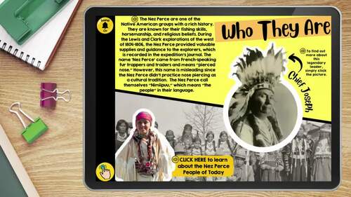 Native American Tribes: Nez Perce LINKtivity® (Research Project)