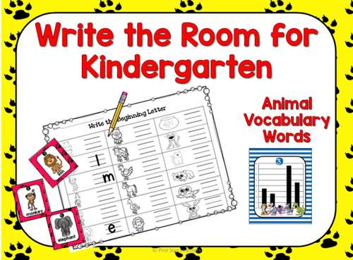Write the Room Center April | Animal-Themed Activities For Kindergarten