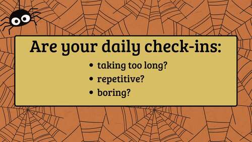 Halloween SEL Emotion Check-In Picture Bundle | Morning Meeting Fun for ...