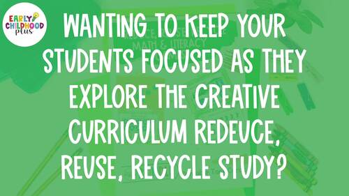 Recycle Study Math Literacy Printable Task Cards for The Creative ...