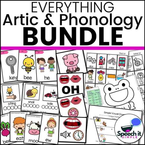 Everything Artic & Phonology BUNDLE - Articulation Toolkit - Phonology ...