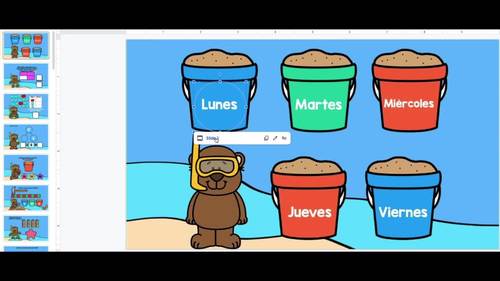 1st Grade Virtual Morning Work May Week 3 Spanish Google Slides | TPT
