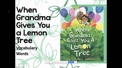 September! Vocabulary PP-Rooted in Reading Kindergarten Distance Learning