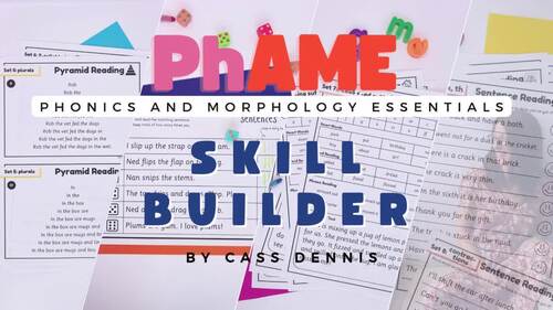 Skill Builder | Phoneme Fluency | Phonics Reading Center | PhAME ...