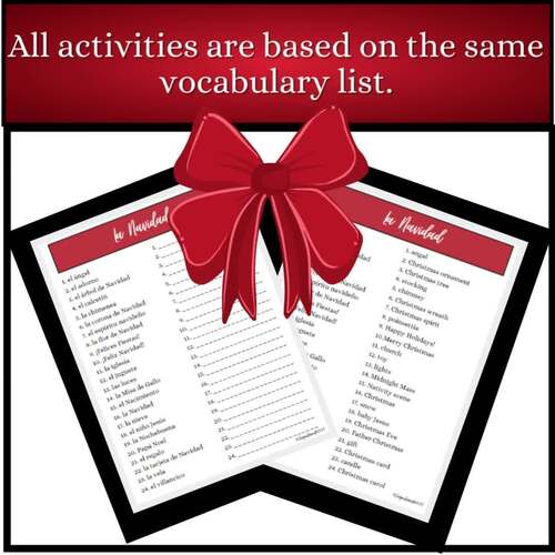 La Navidad: Christmas Vocabulary Bundle by SinginSeñorita | TPT