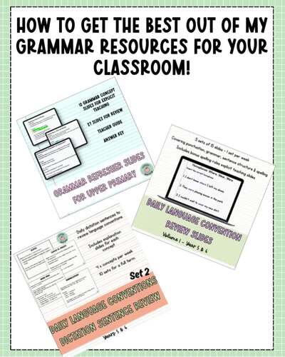 Language Conventions Daily Review Bundle by Captivated Learning