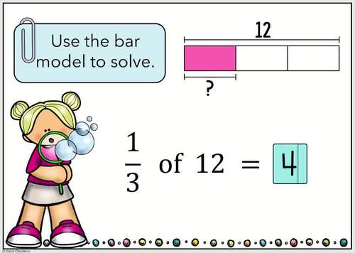 Multiply Fractions by a Whole Number Boom Cards - Fractions of a Whole