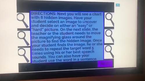 SPEECH BOOM CARDS: I Spy Articulation Game (R/Vocalic R/ R Blends)
