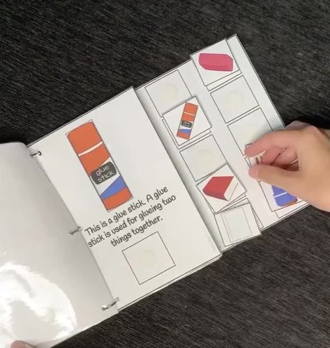 Back to School Themed Interactive Books by The Chattering Speechie