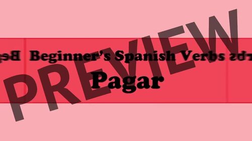 pagar conjugation
