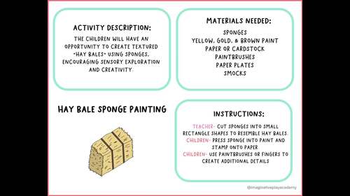 Preschool Art Centers: Fall Harvest by Imaginative Play Academy ...