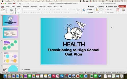 Health Unit - Transitioning to High School by A Rookie Teacher | TPT