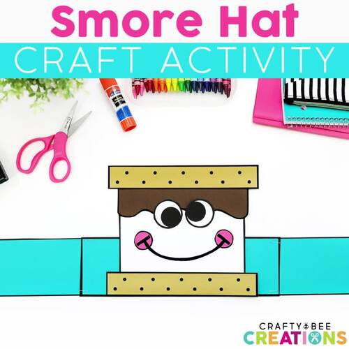 Smores Hat Craft Headband Crown Camping Theme Kindergarten Preschool ...