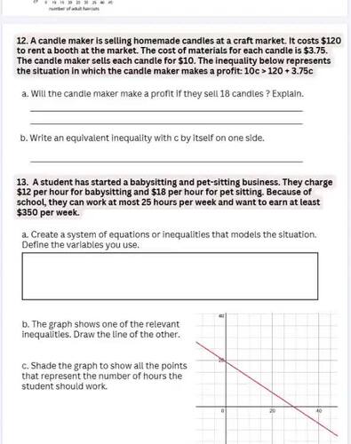 Linear Inequalities and Systems (Algebra 1 Curriculum - Unit 4) | TPT