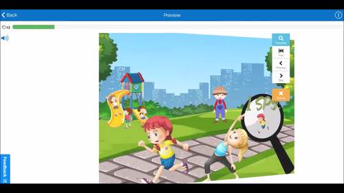 I Spy: Actions at the park Boom Cards™ by Mau SLP | TPT