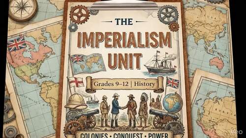 No Prep. Ready to Print. HS Imperialism Unit.6 Lessons + Vocabulary+ ...