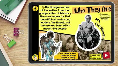 Native American Tribes: Navajo LINKtivity® (Research Project) | TPT