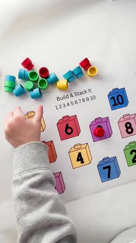 Counting to 20 Number Recognition Toddler Activities Number Sense Hands ...