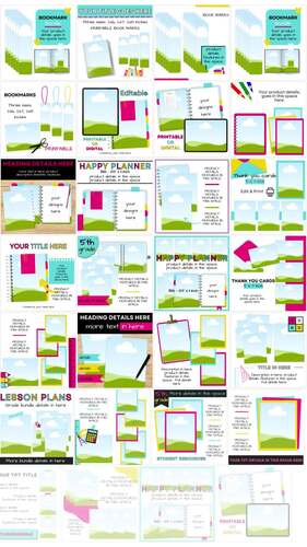 Mockup Bundle for Teachers Pay Teachers by Digi Templatables | TPT