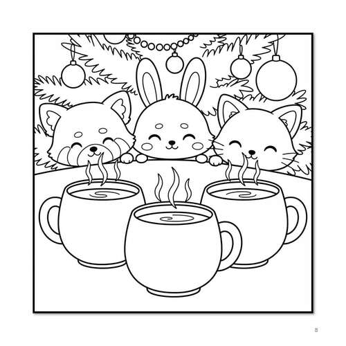 Magical Christmas with Pipo, Lulu and Mimi Coloring Book for kids Vol ...