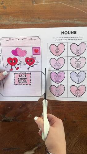 Valentine's Day Surprise Envelope Craft- Articulation & Language-Speech ...