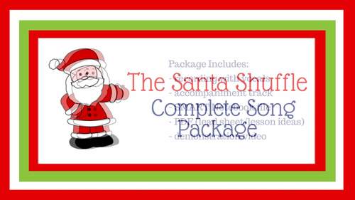 Santa Song and Dance Package - Holiday Program Song - Christmas Concert ...