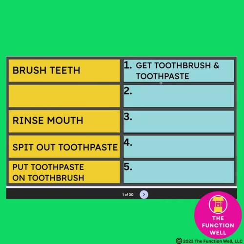 5-6 Step Sequencing Task - ADLs, IADLs - Cognitive Therapy, Adult ...