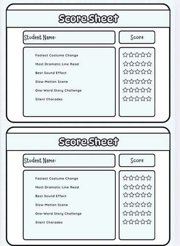 Drama Class Icebreakers | Theatre Olympics Team Building Games (Grades ...