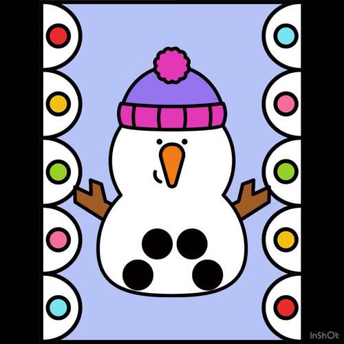 Winter Snowman Subitizing Dots to 10 | Number Talks Cards by The ...
