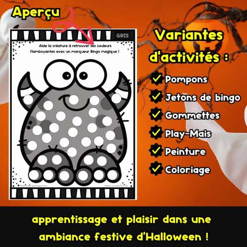Halloween. Les monstres Arc-en-Ciel by Nemoland - Apprentissage par le jeu