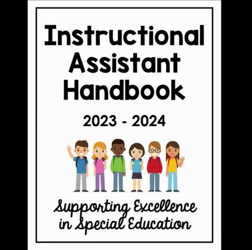 Paraprofessional Handbook - A Comprehensive Guide (Editable) | TPT