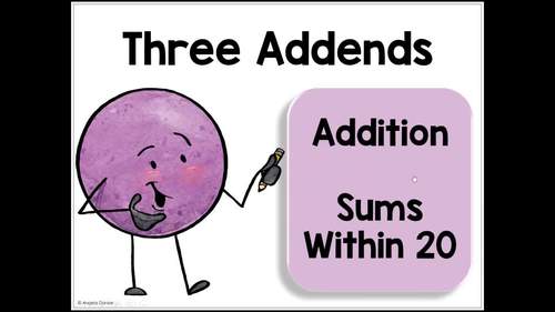 Adding 3 Numbers First Grade - Add 3 Single Digit Numbers Game - Three ...
